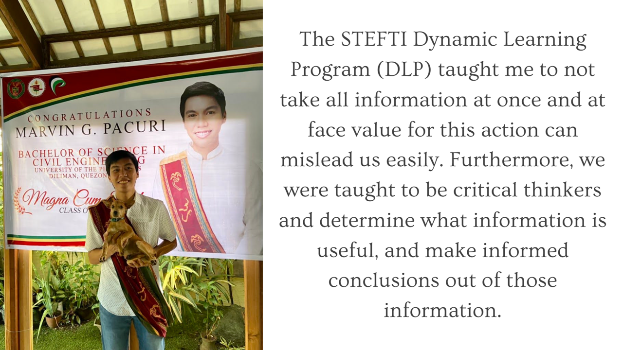 This Newly-Minted Engineer Thanks STEFTI for ‘Holistic’ Education - STEFTI
