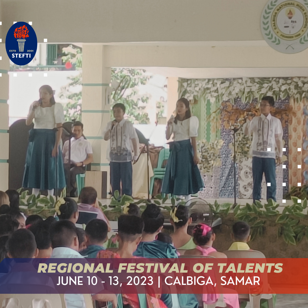 STEFTI graders represent Tacloban at the Regional Festival of Talents ...